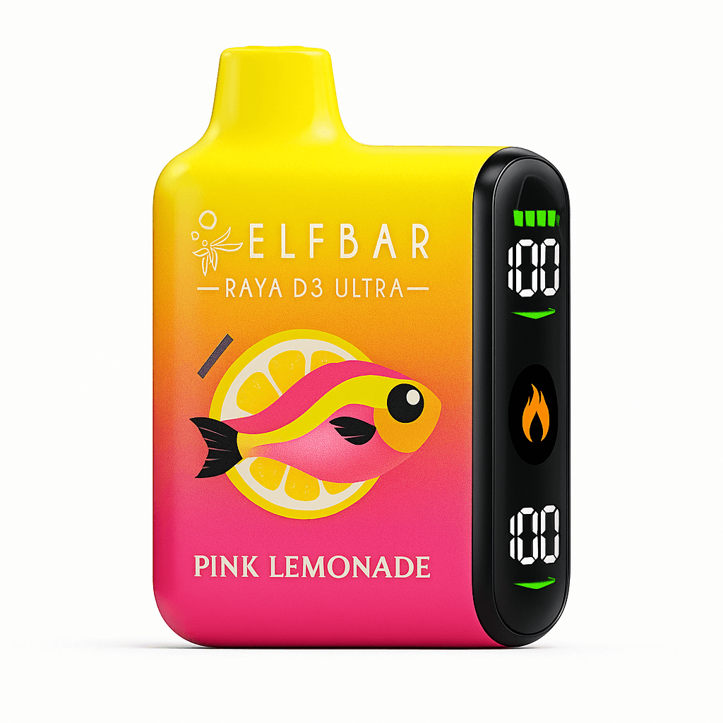 Elfbar Raya D3 Ultra 30000 Puffs | 50mg Disposable | Dual Mesh Coil ...